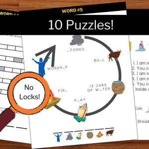 Elijah Escape Room: Printable Bible Game for Kids (digital Download) - Etsy