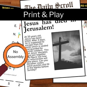 Resurrection Escape Room | Bible Easter Game for Kids (digital Download ...