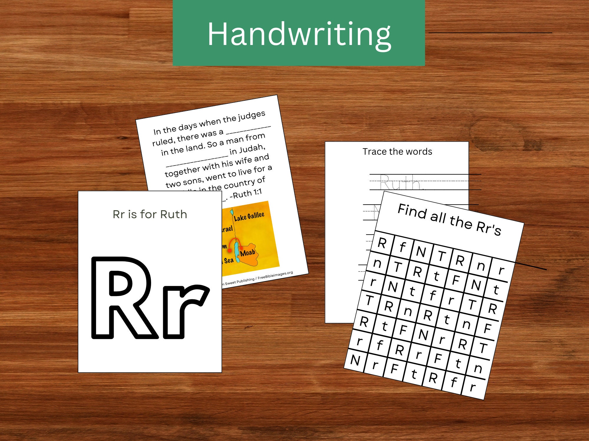 Ruth Activity Pack | Women of the Bible Activity | Ruth Unit Study ...