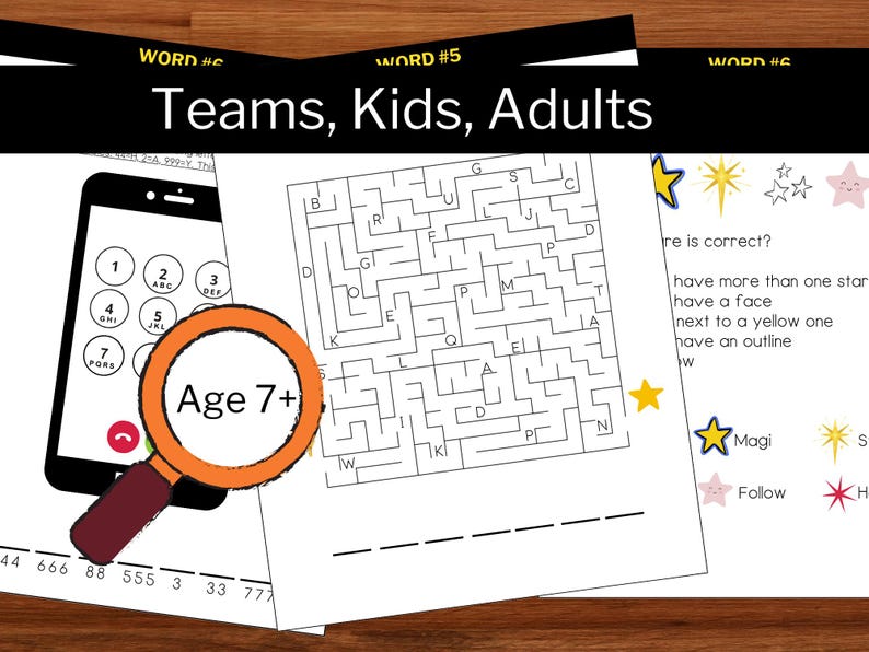 Christmas Escape Room | O Holy Night Escape Game | Bible Escape Room ...