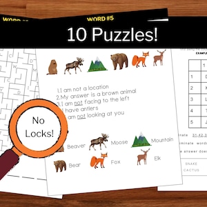 Animal Museum Escape Room: Printable Puzzle Game (digital Download) - Etsy
