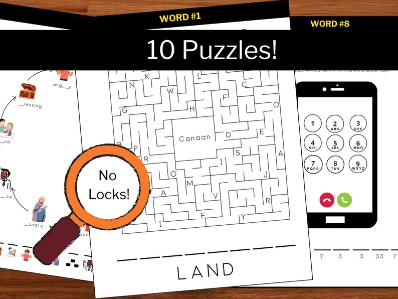 Abraham Escape Room | Isaac Escape Game | Jacob Escape Game | Bible ...