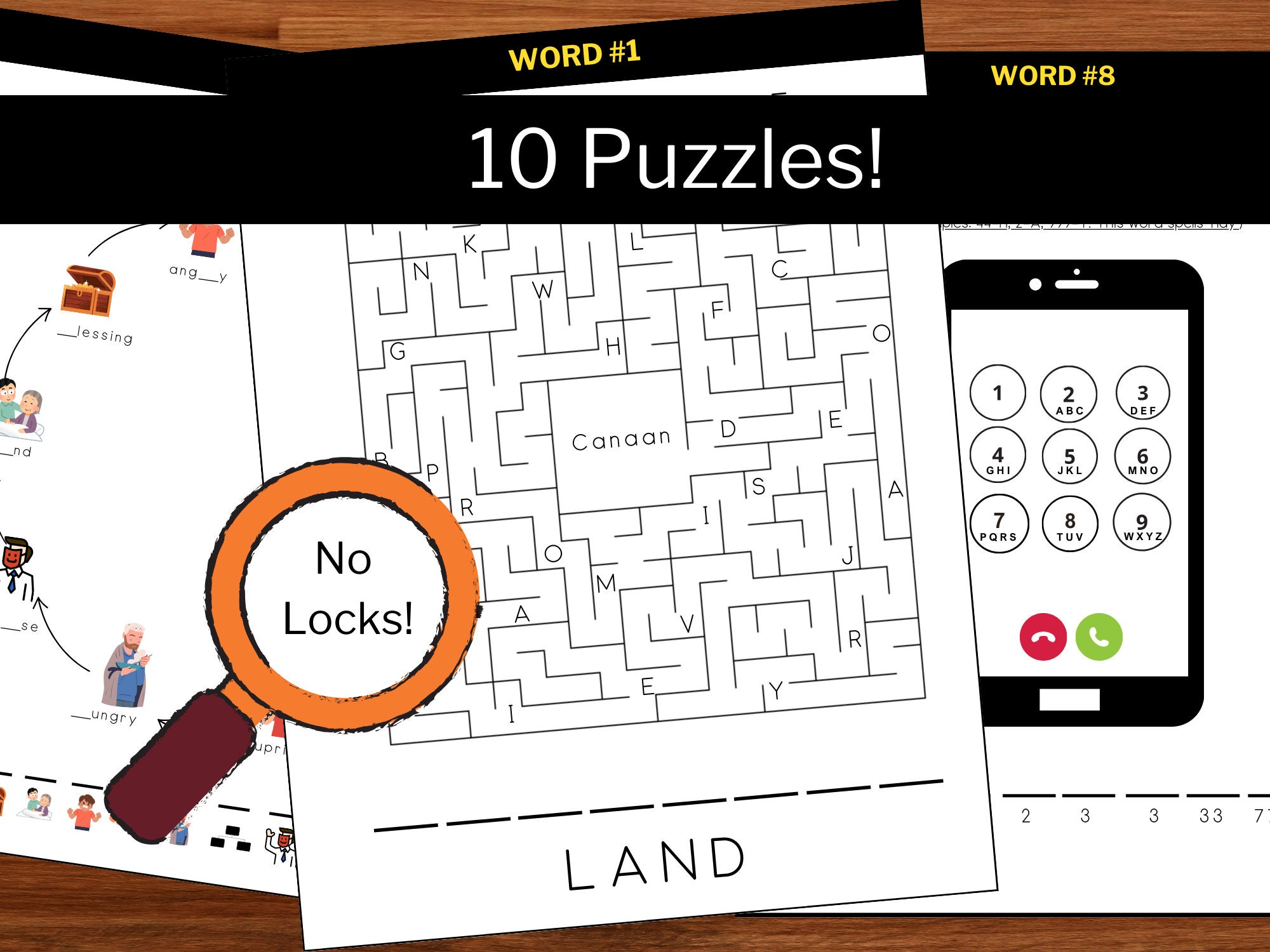 Abraham Escape Room | Isaac Escape Game | Jacob Escape Game | Bible ...