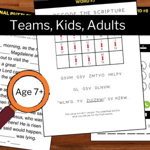 Resurrection Escape Room | Bible Easter Game for Kids (digital Download ...
