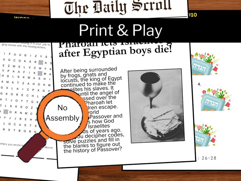 Passover Escape Room Bible Escape Game Christian Escape Room Bible Kids ...