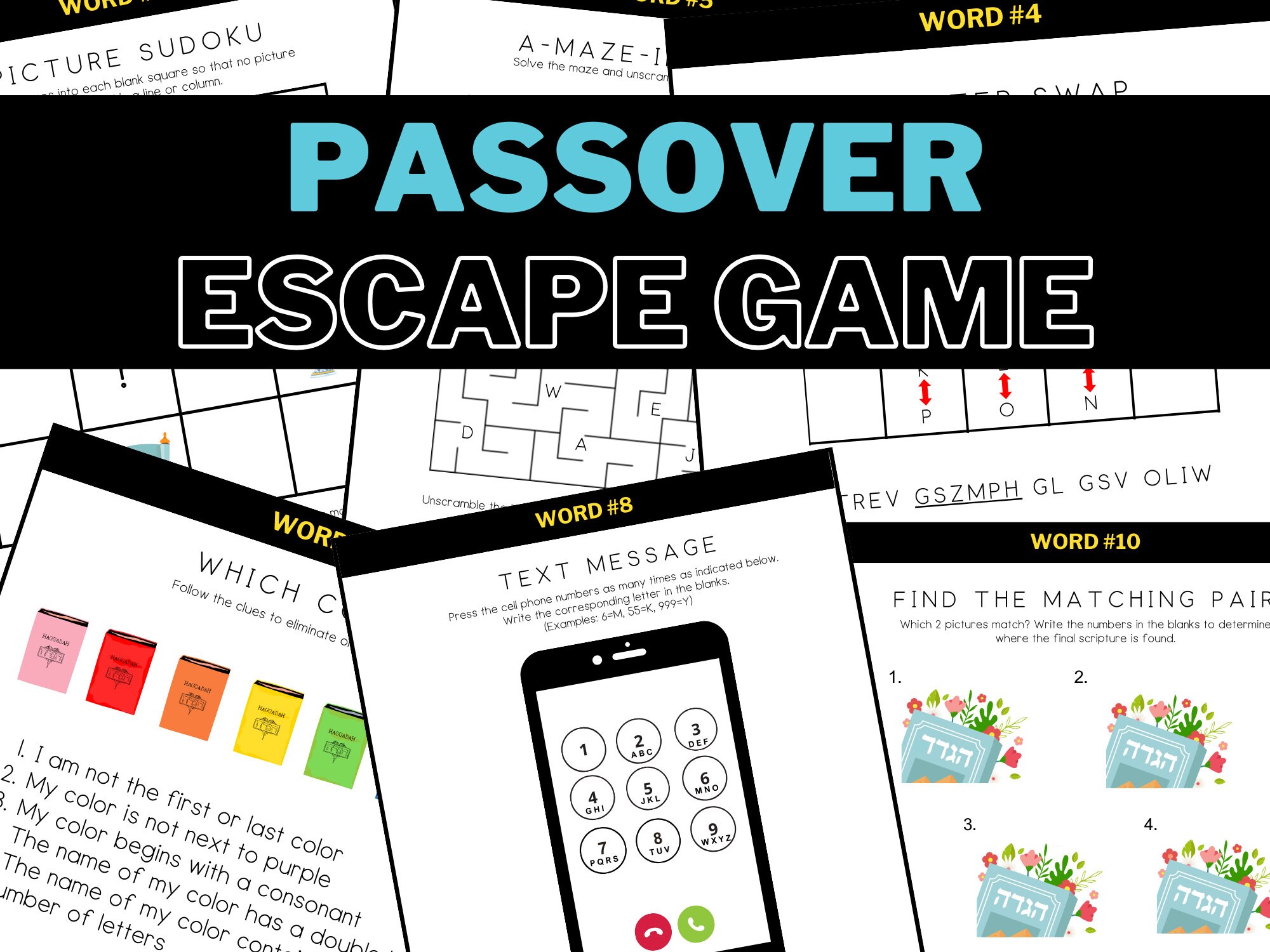 Passover Escape Room | Bible Escape Game | Christian Escape Room ...
