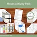 Moses Activity Pack Moses Unit Study Bible Activity Pack Moses ...