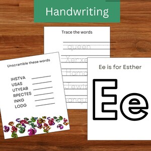 Esther Activity Pack Women of the Bible Activity Esther Unit Study ...