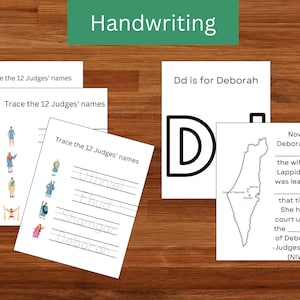 Deborah Activity Pack | Women of the Bible Activity | Deborah Unit ...