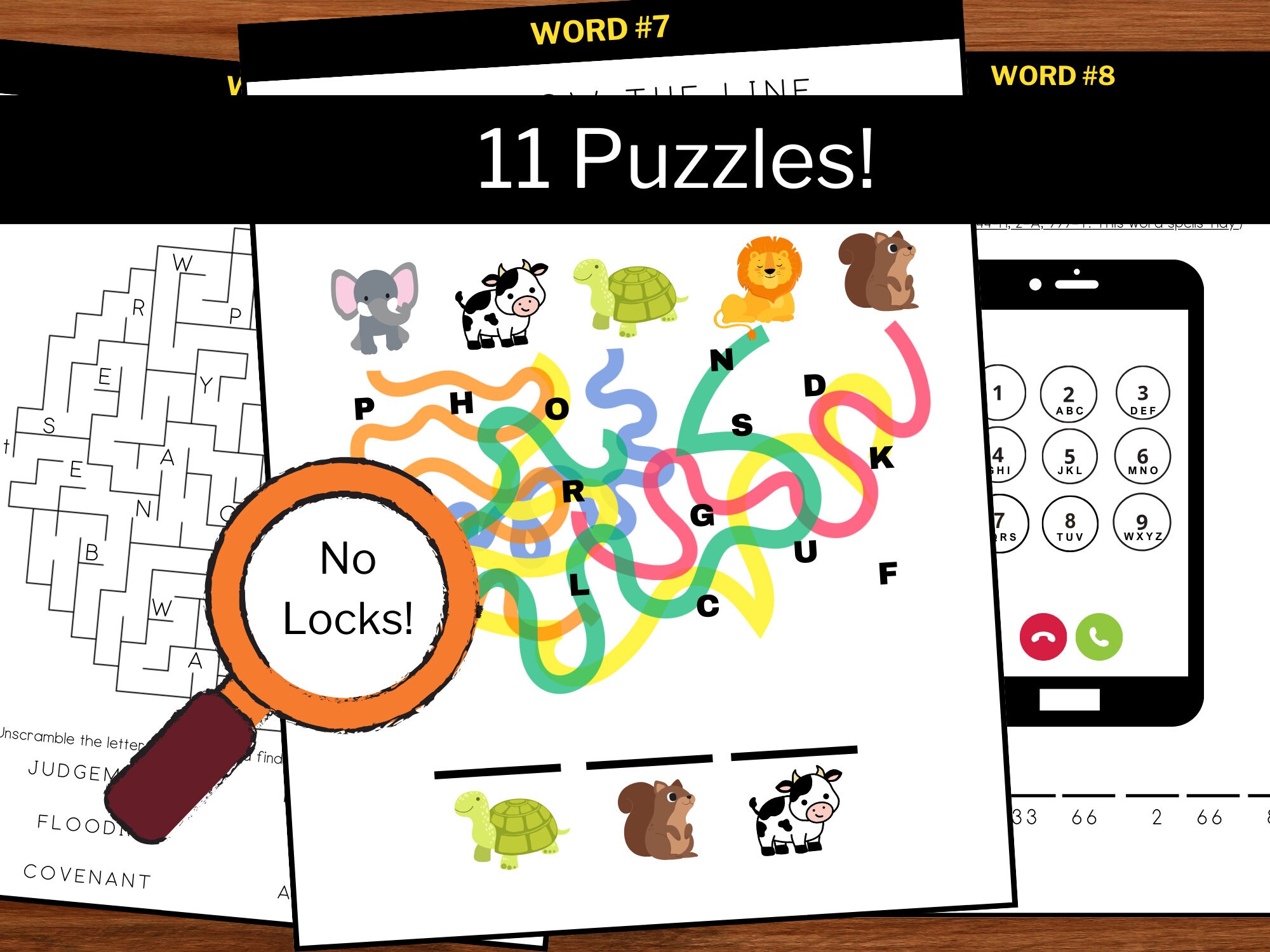 Noah's Ark Escape Room: Bible Puzzle Game (printable) - Etsy