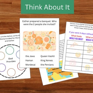 Esther Activity Pack Women of the Bible Activity Esther Unit Study ...