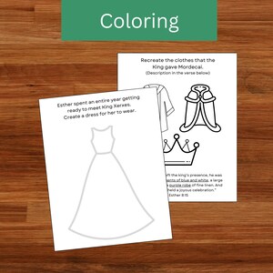 Esther Activity Pack Women of the Bible Activity Esther Unit Study ...