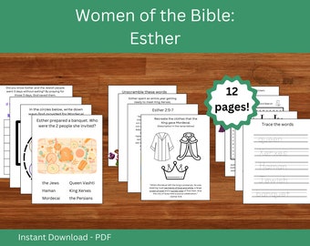 Deborah Activity Pack | Women of the Bible Activity | Deborah Unit ...