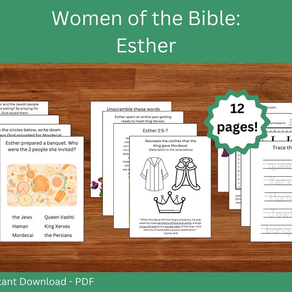 Moses Activity Pack Moses Unit Study Bible Activity Pack Moses ...