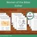 Esther Activity Pack Women of the Bible Activity Esther Unit Study ...