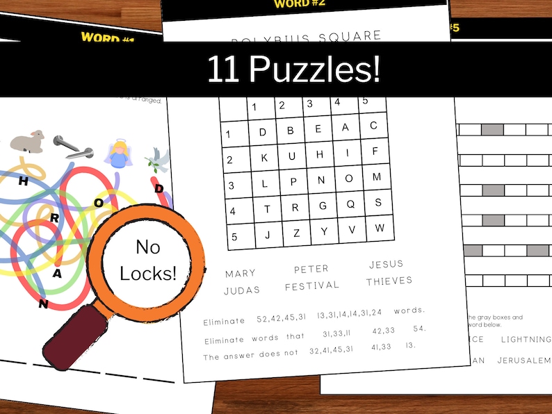 Resurrection Escape Room | Bible Easter Game for Kids (digital Download ...