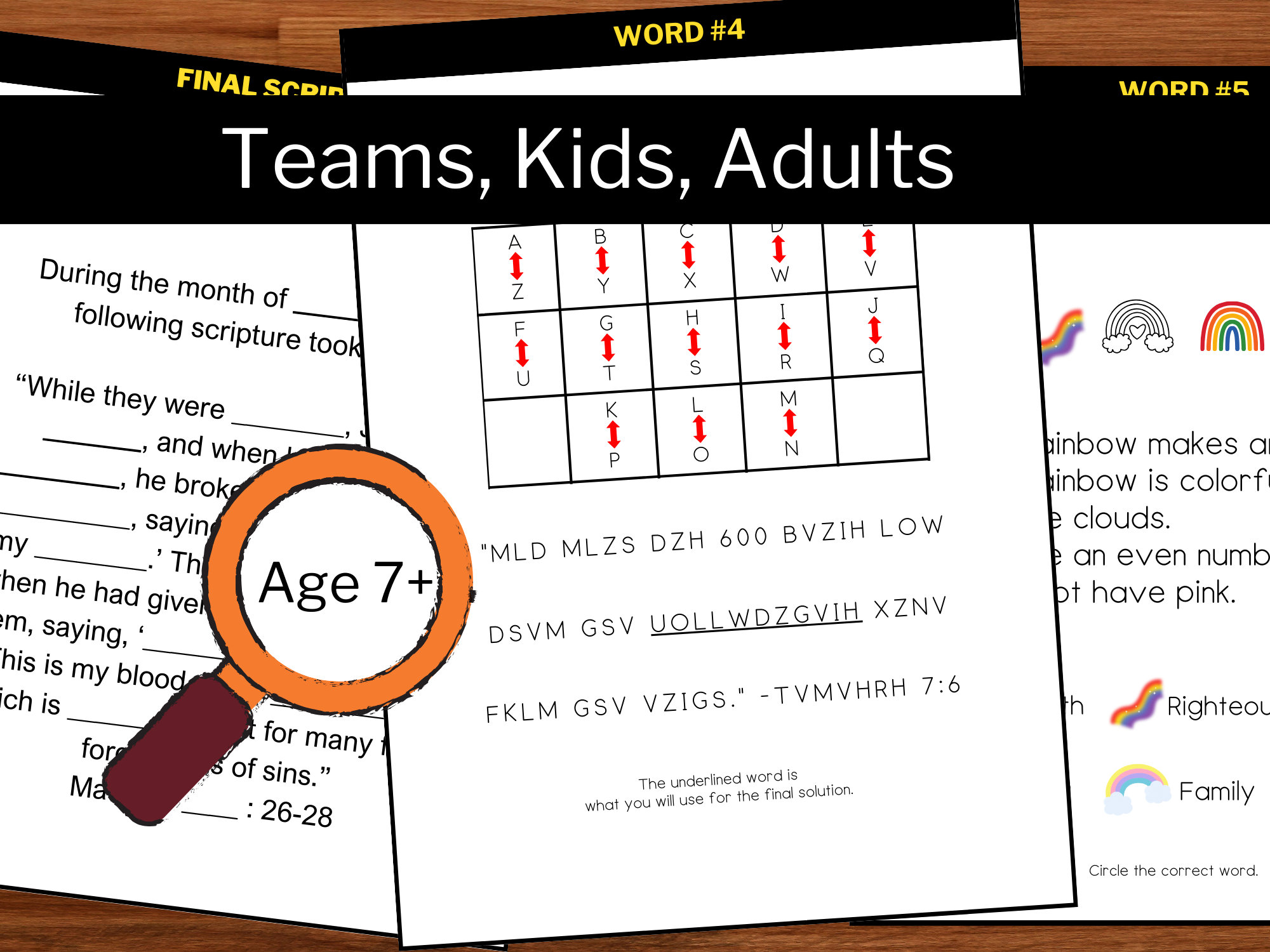 Noah's Ark Escape Room: Bible Puzzle Game (printable) - Etsy