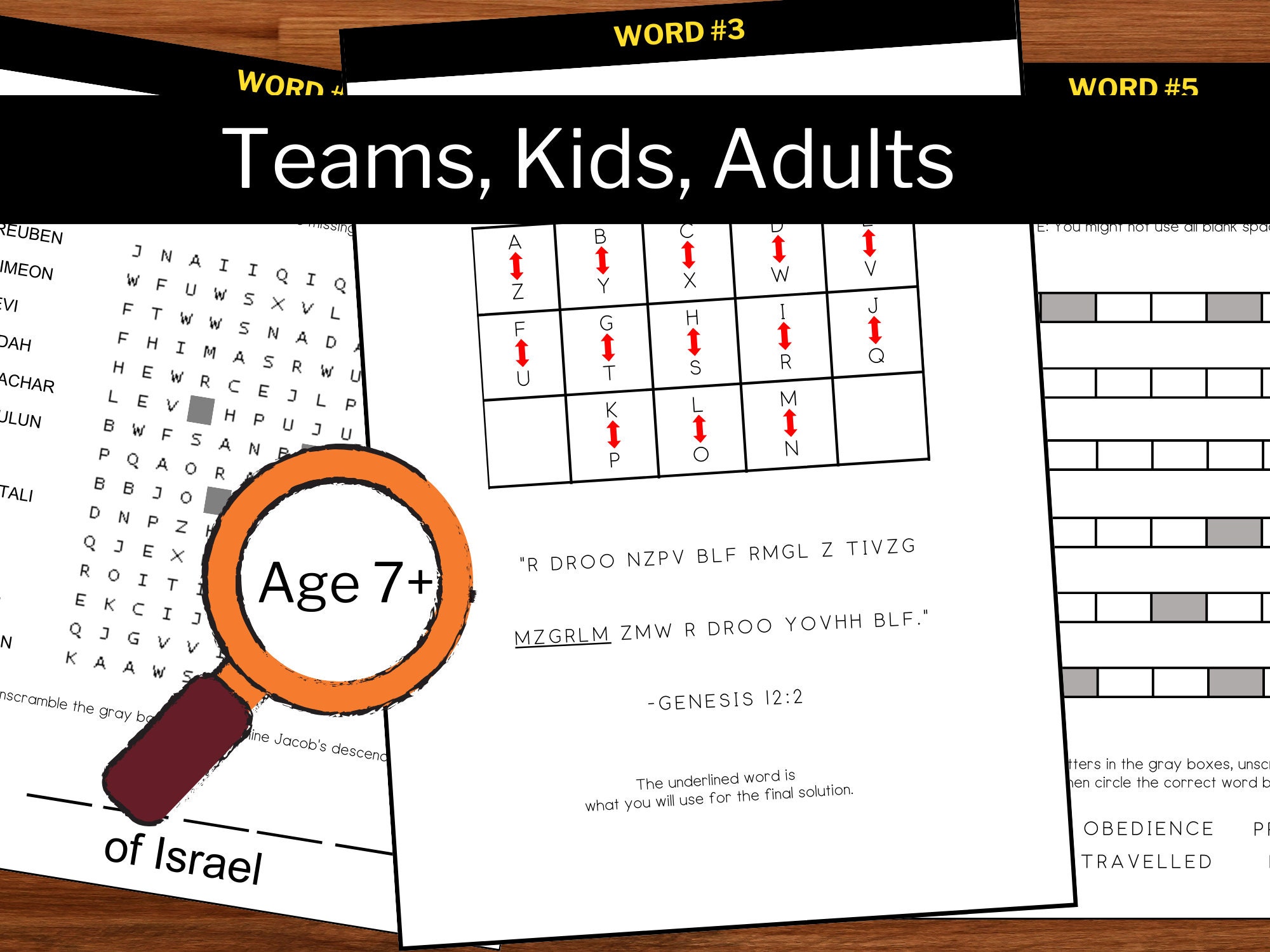 Abraham Escape Room | Isaac Escape Game | Jacob Escape Game | Bible ...