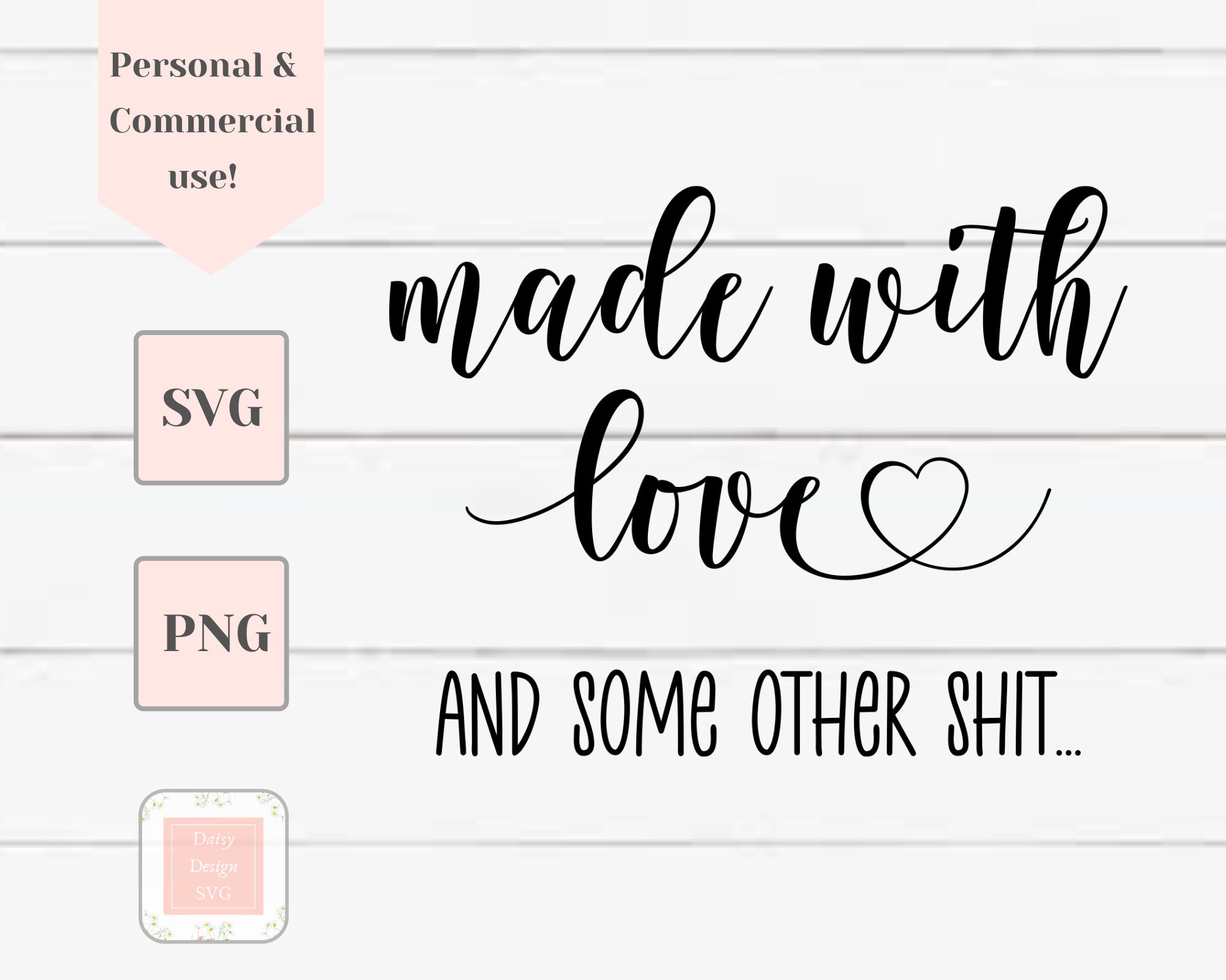 Made With Love and Some Other Shit Svg, Pot Holder Svg, Crock Pot Svg ...