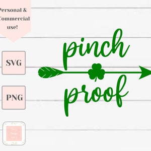 Pinch Proof Svg, St Patricks Day Svg, Svg Files for Cricut, St Pattys ...