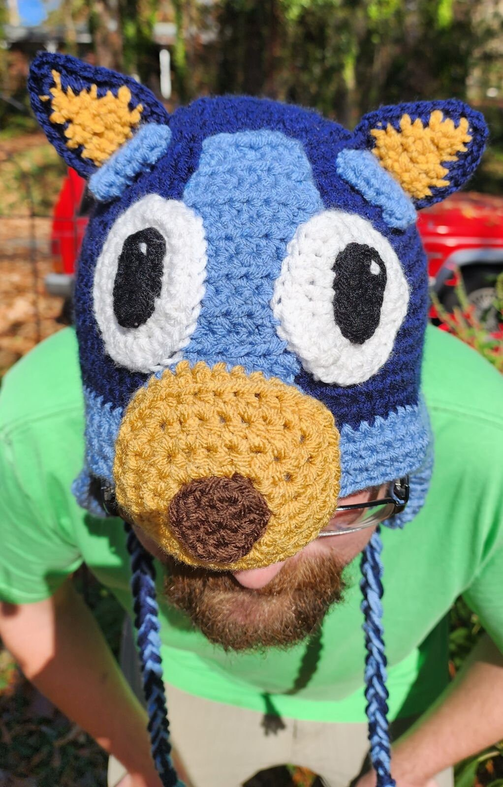 Bluey and Bingo Crochet Hats - Etsy UK