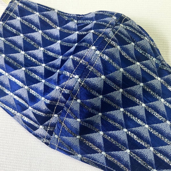 Royal Blue Mask - Etsy