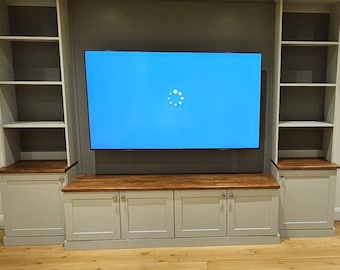 Hand Made TV Media Storage Unit - Custom Sizes Available - Etsy UK