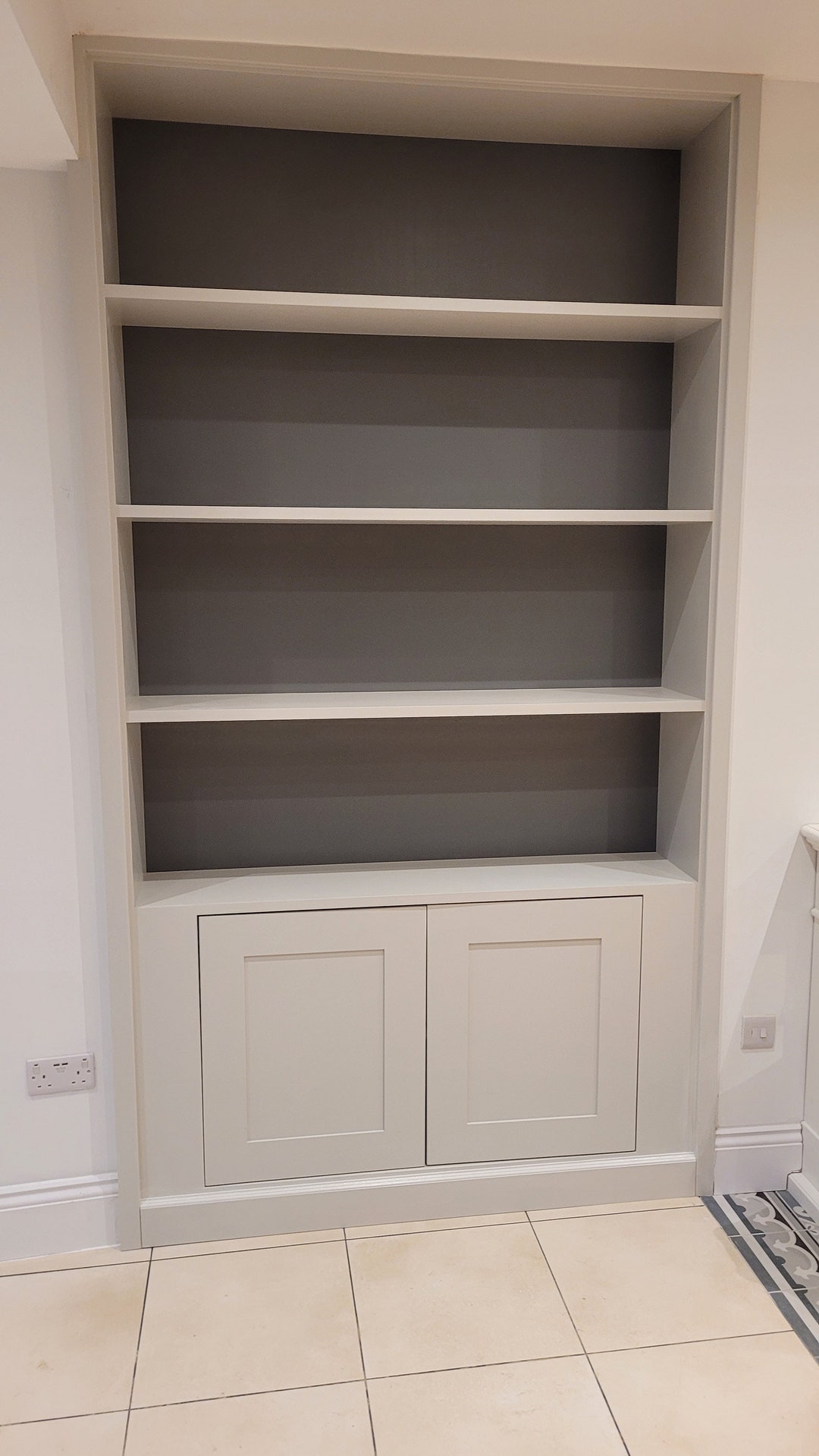 Bespoke Affordable MDF , MDF Alcove Fitted Furniture, Shelving ...