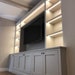 Modern Bookcase With Cabinet, TV Unit With LED Lighting - Etsy