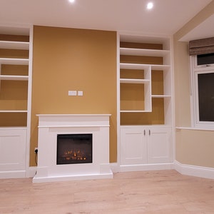 Bespoke Affordable MDF , MDF Alcove Fitted Furniture, Shelving ...