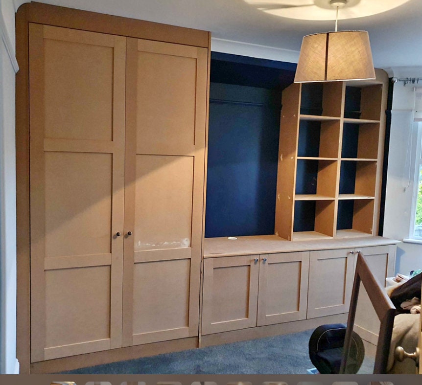 Bespoke Affordable MDF MDF Alcove Fitted Furniture - Etsy UK