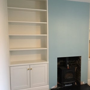 Bespoke Affordable MDF , MDF Alcove Fitted Furniture, Shelving ...