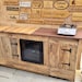 Old Style, Rustic Oak Hand Made Indoor Outdoor Garden Bar/kitchen Units ...
