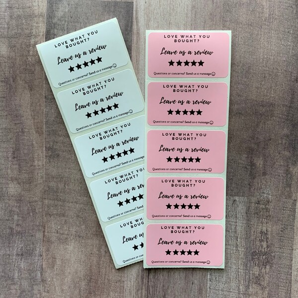 Leave a Review - Etsy