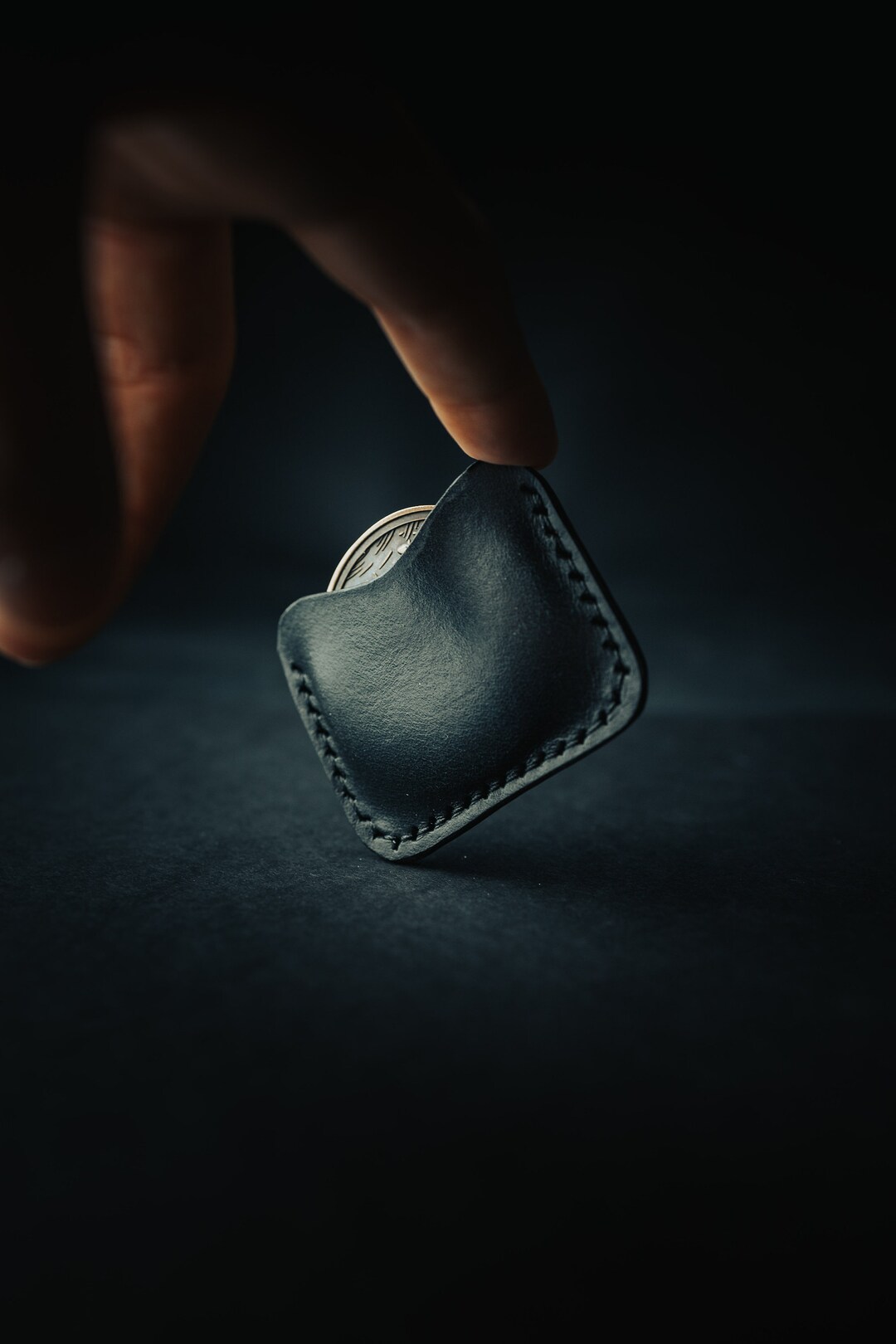 EDC Leather Coin Slip, Challenge Coin, EDC Gear - Etsy