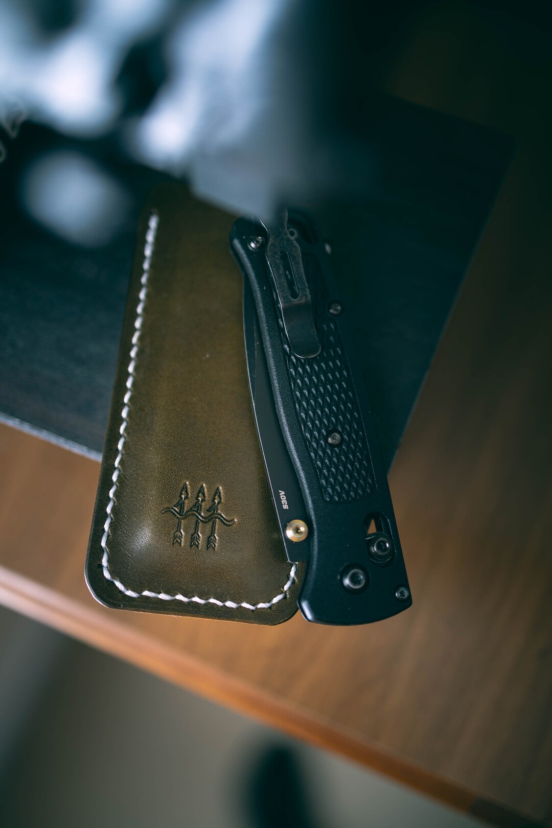 Bugout Knife Slip, Leather Knife Slip, EDC Leather Slip - Etsy