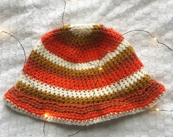 Tangerine Hat | Etsy