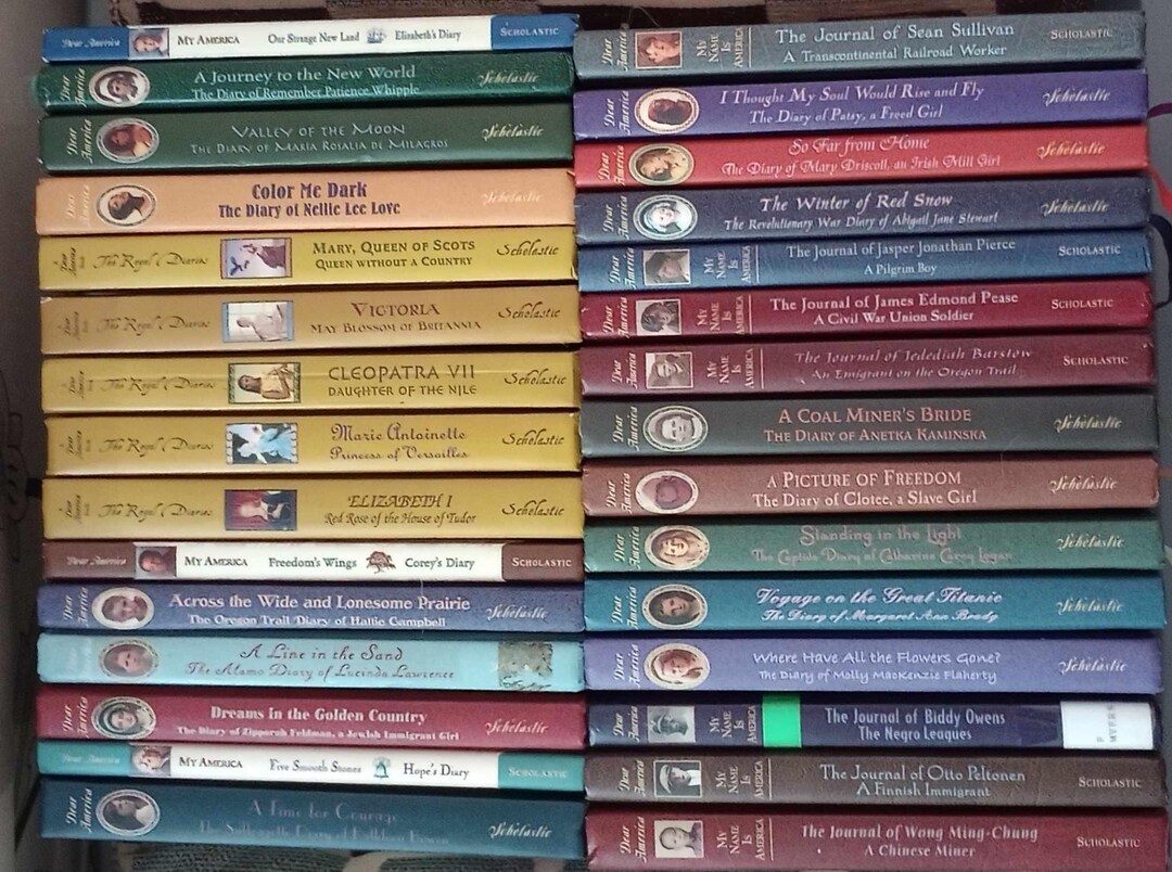 Dear America, Royal Diaries historical Fiction Biography, Homeschool ...