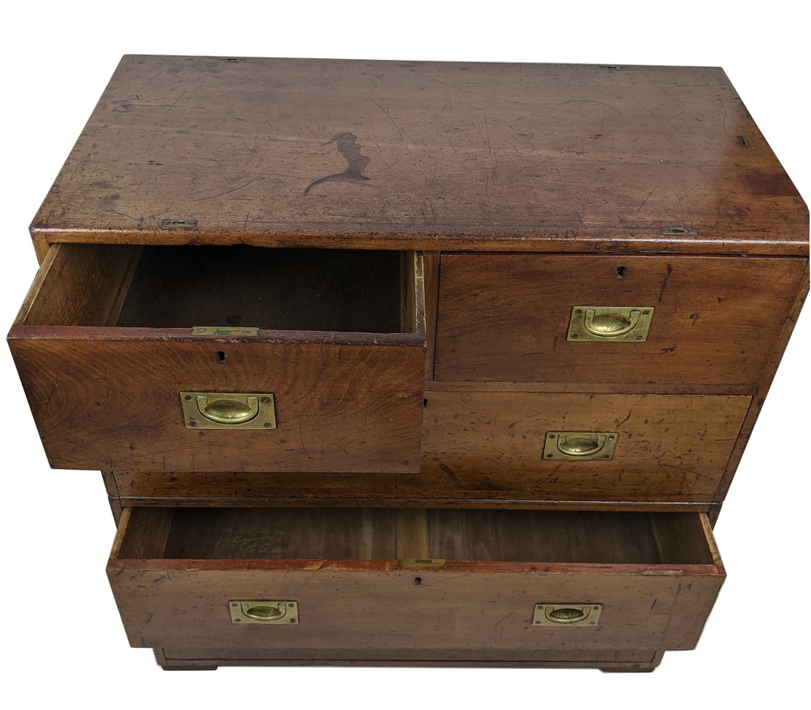 British Campaign Chest Circa 1800s - Etsy
