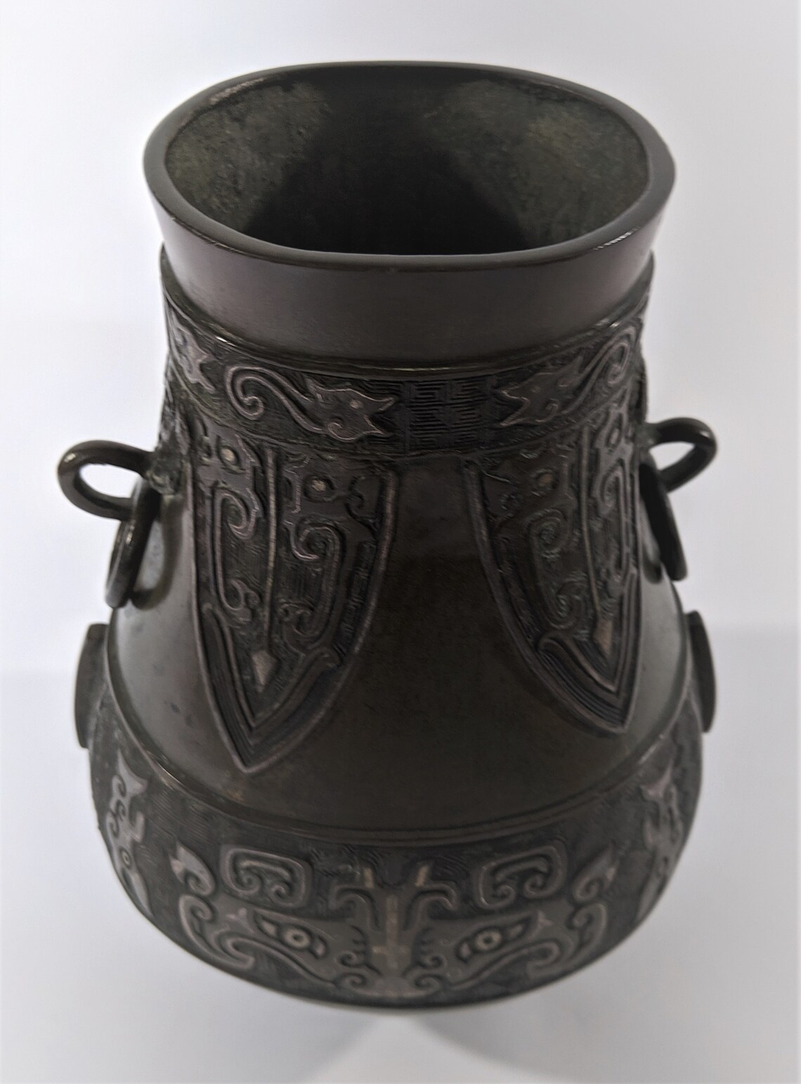 Qing Dynasty Bronze Hu Vessel - Etsy