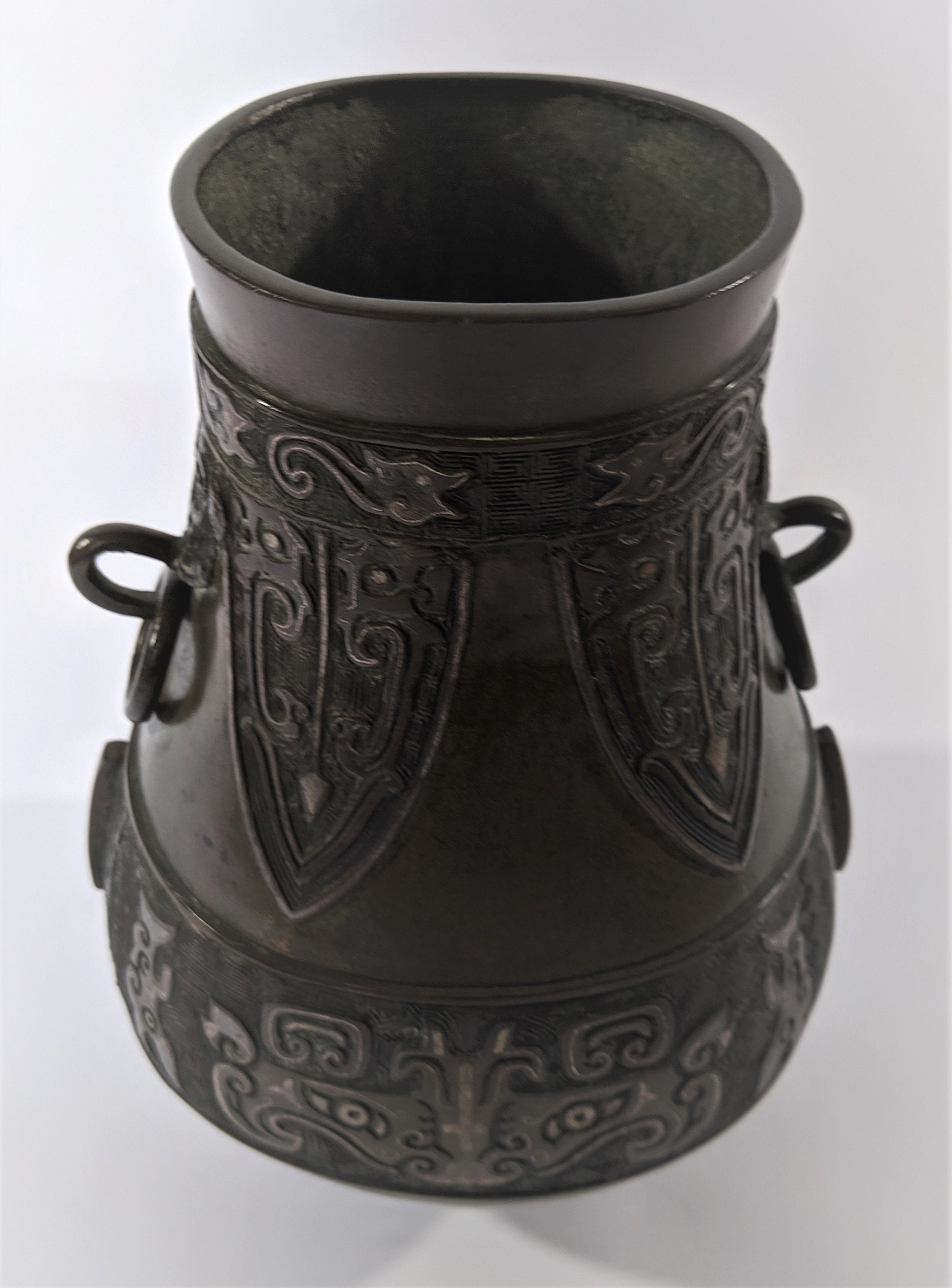 Qing Dynasty Bronze Hu Vessel - Etsy