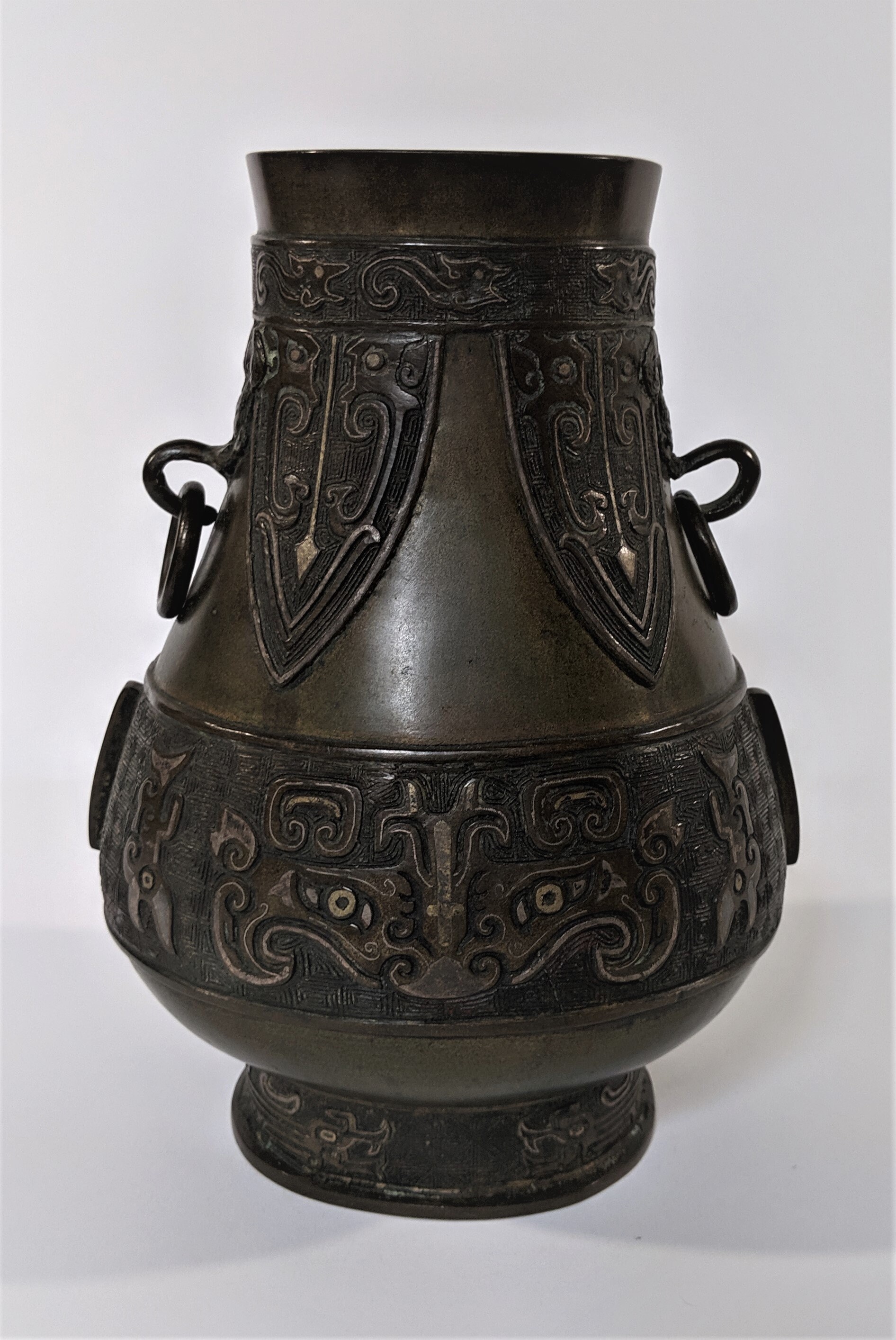 Qing Dynasty Bronze Hu Vessel - Etsy