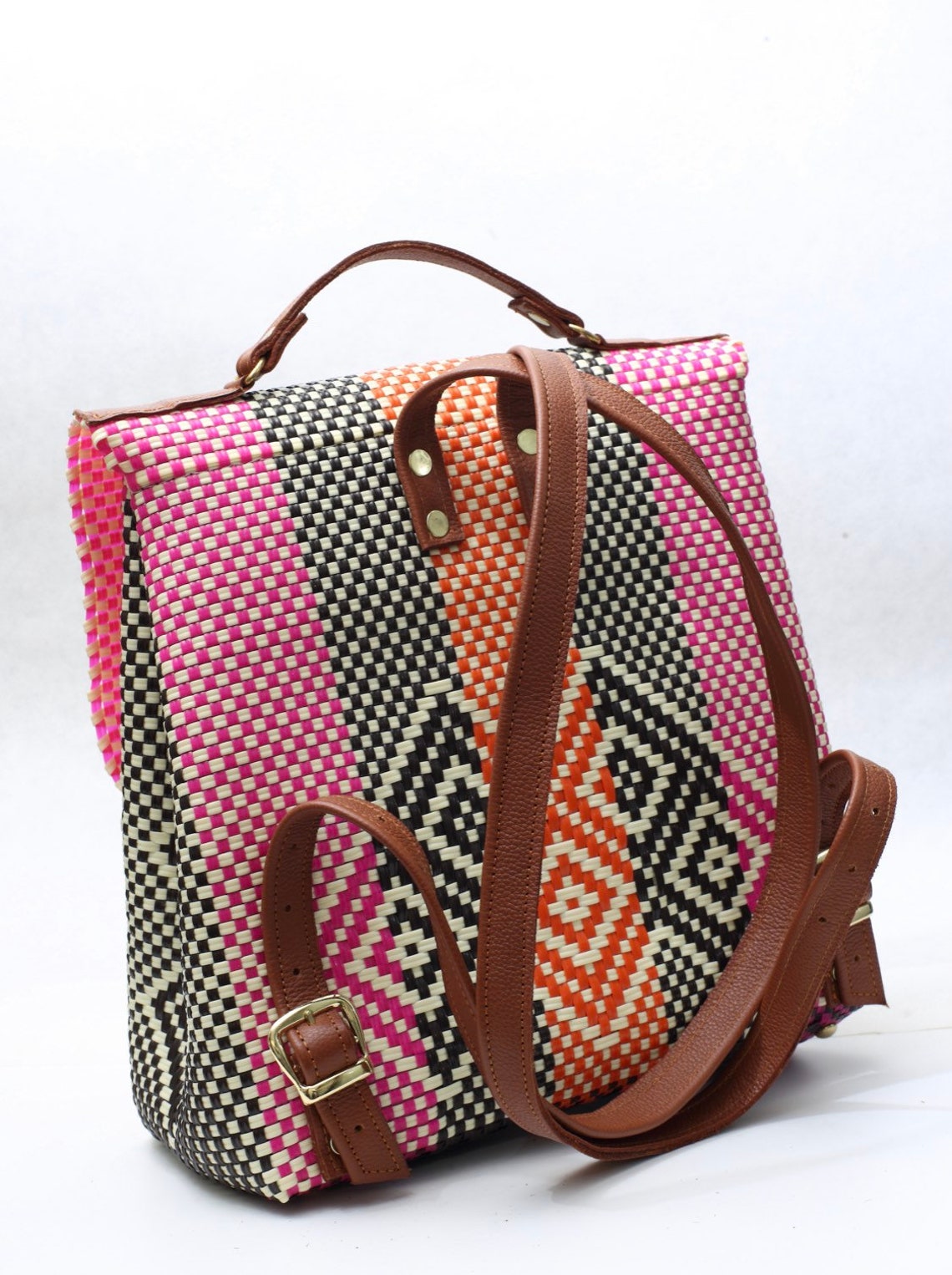 Maya Woven Backpack - Etsy