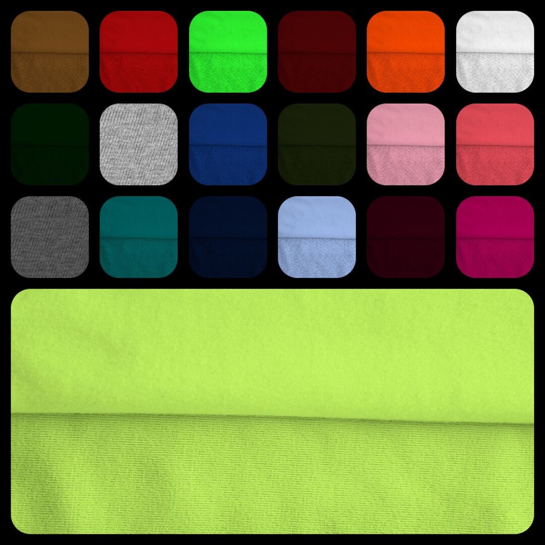 Sweatshirt Fleece One Side Brushed-polyester Cotton-60 Wide by the Yard ...