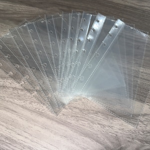 Disc Bound Clear Cash Envelopes: Budgeting System - Etsy