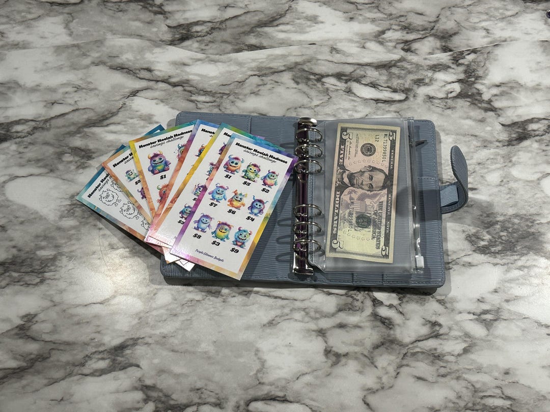 Monster Savings Challenge Bundle: Kid-friendly Budgeting - Etsy