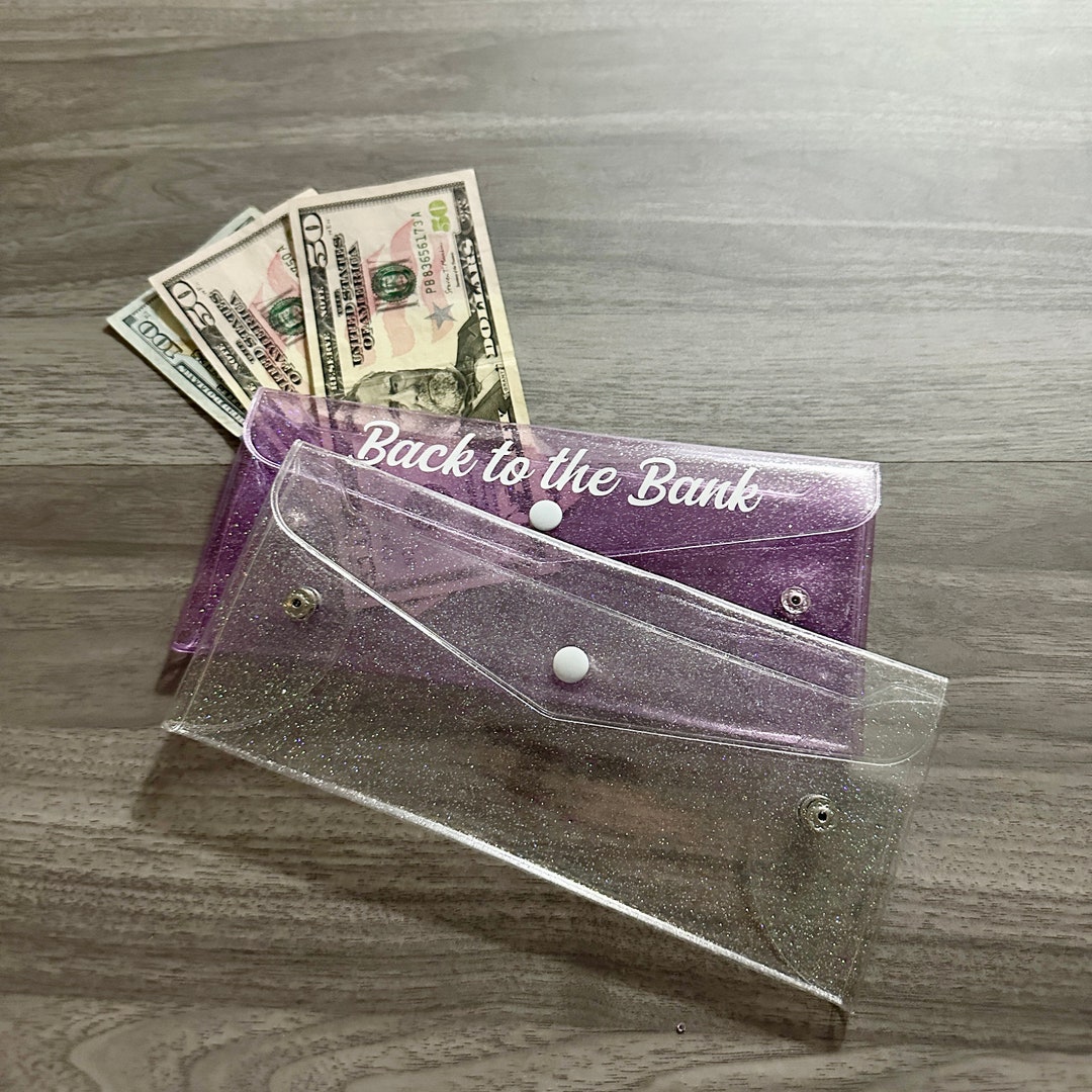 Bank Bag, Money Bag, Clear Cash Envelopes, Custom Vinyl Categories ...