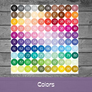 100 Envelope Challenge Stickers ONLY Budgeting Money Challenges Savings ...