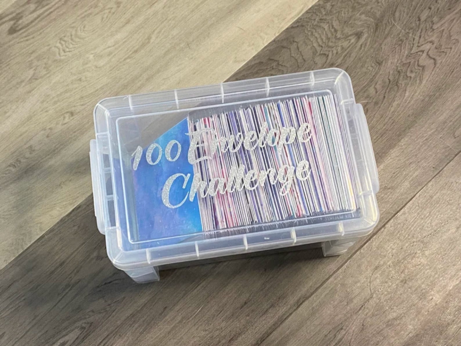 100 Envelope Challenge Box Box and Tracker ONLY - Etsy
