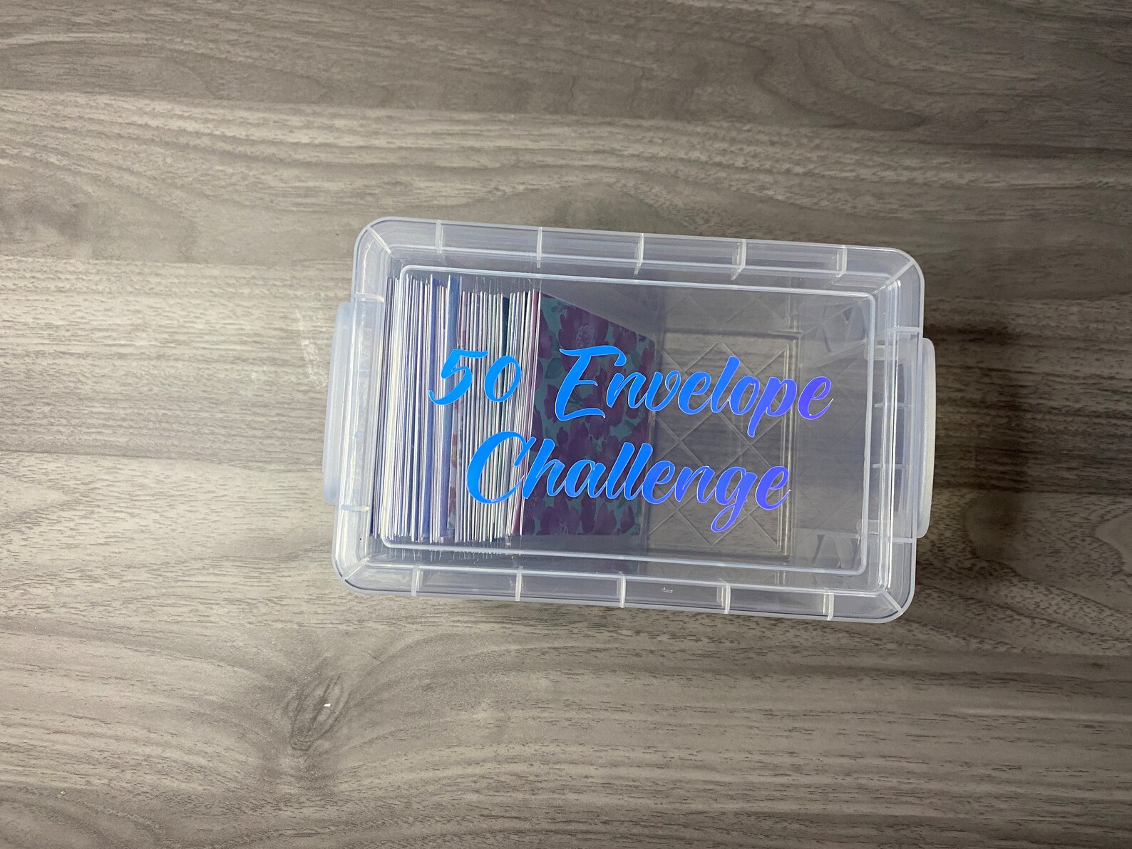 50 Envelope Savings Challenge Box Kit Cash Envelopes Savings - Etsy